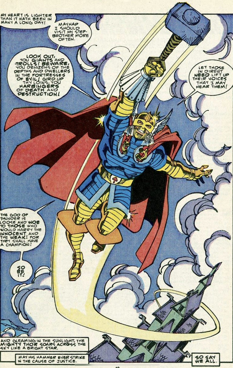 THOR #380-381 (1987): Simonson leaves - Earth's Mightiest Blog
